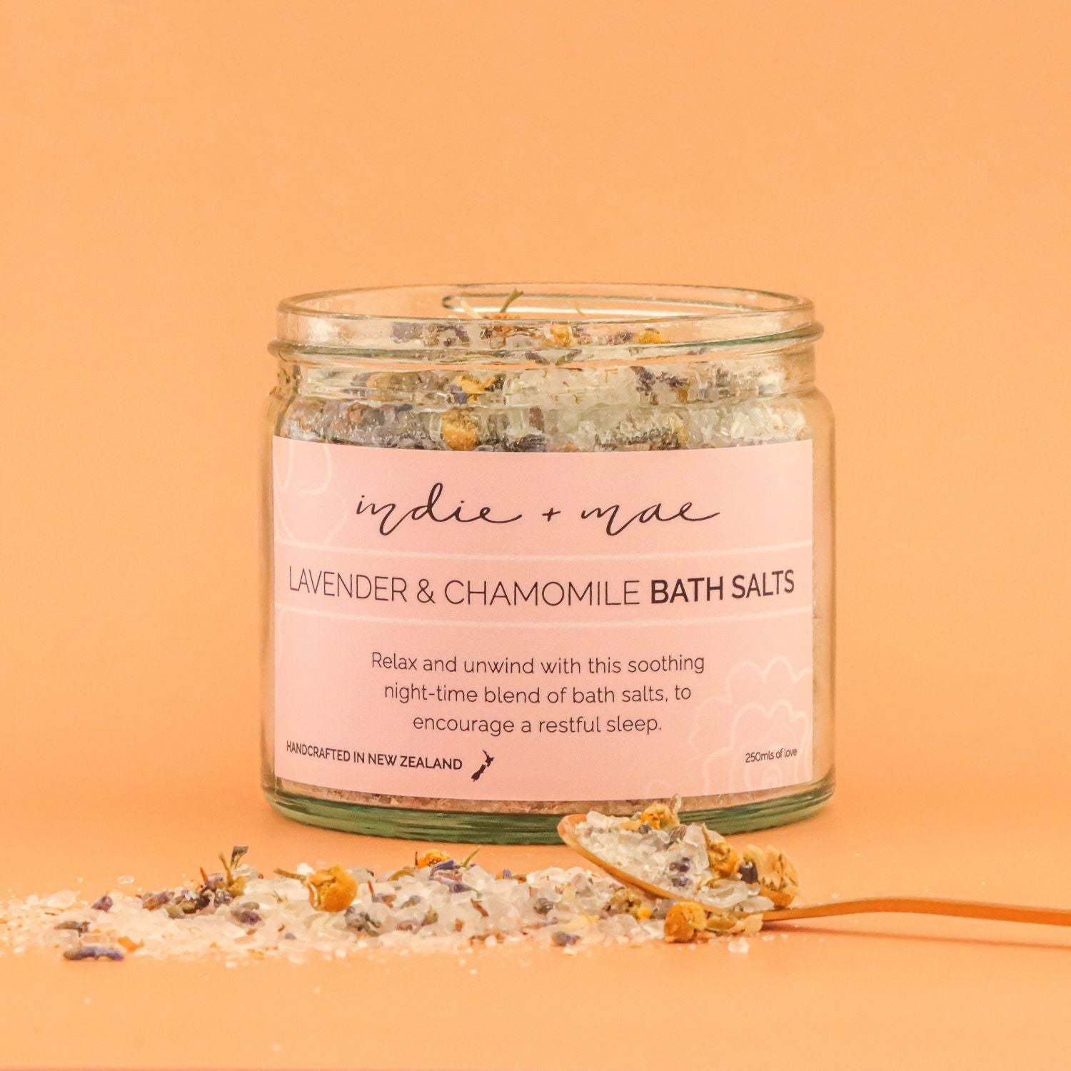 Bath Salts - Lavender & Chamomile | Indie + Mae – The Herb Farm
