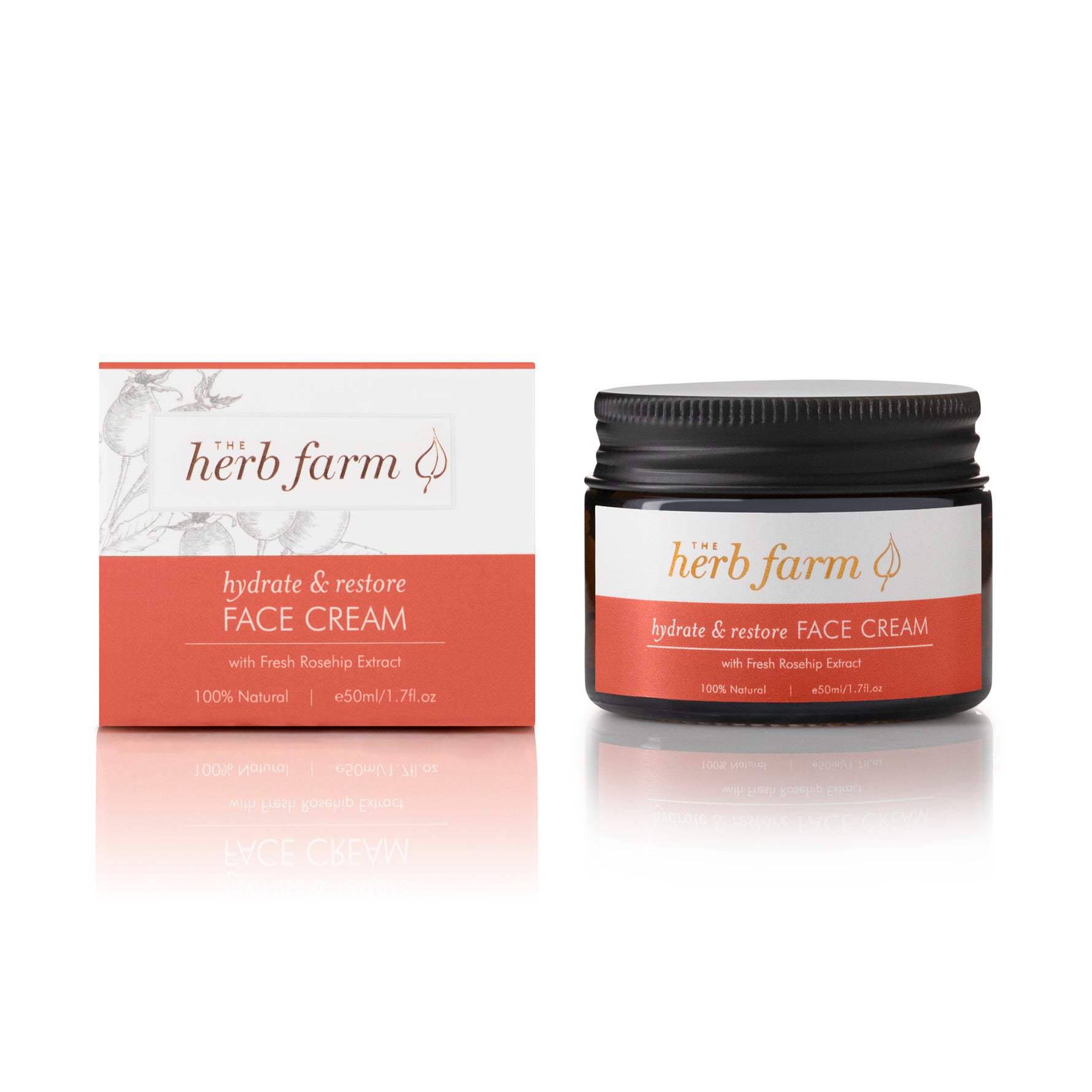 Hydrate & Restore Face Cream | The Herb Farm NZ | 100% Natural Skincare